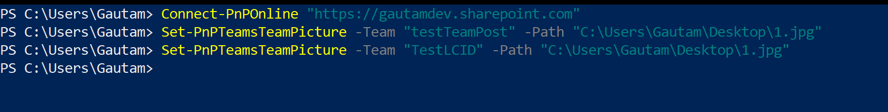 [FEATURE] Set-PnPTeamsTeamPicture should update image for any group · Issue #750 · pnp ...