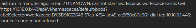 GitLab clone failure (timeout?) prevents workspace start without meaningful error message ...