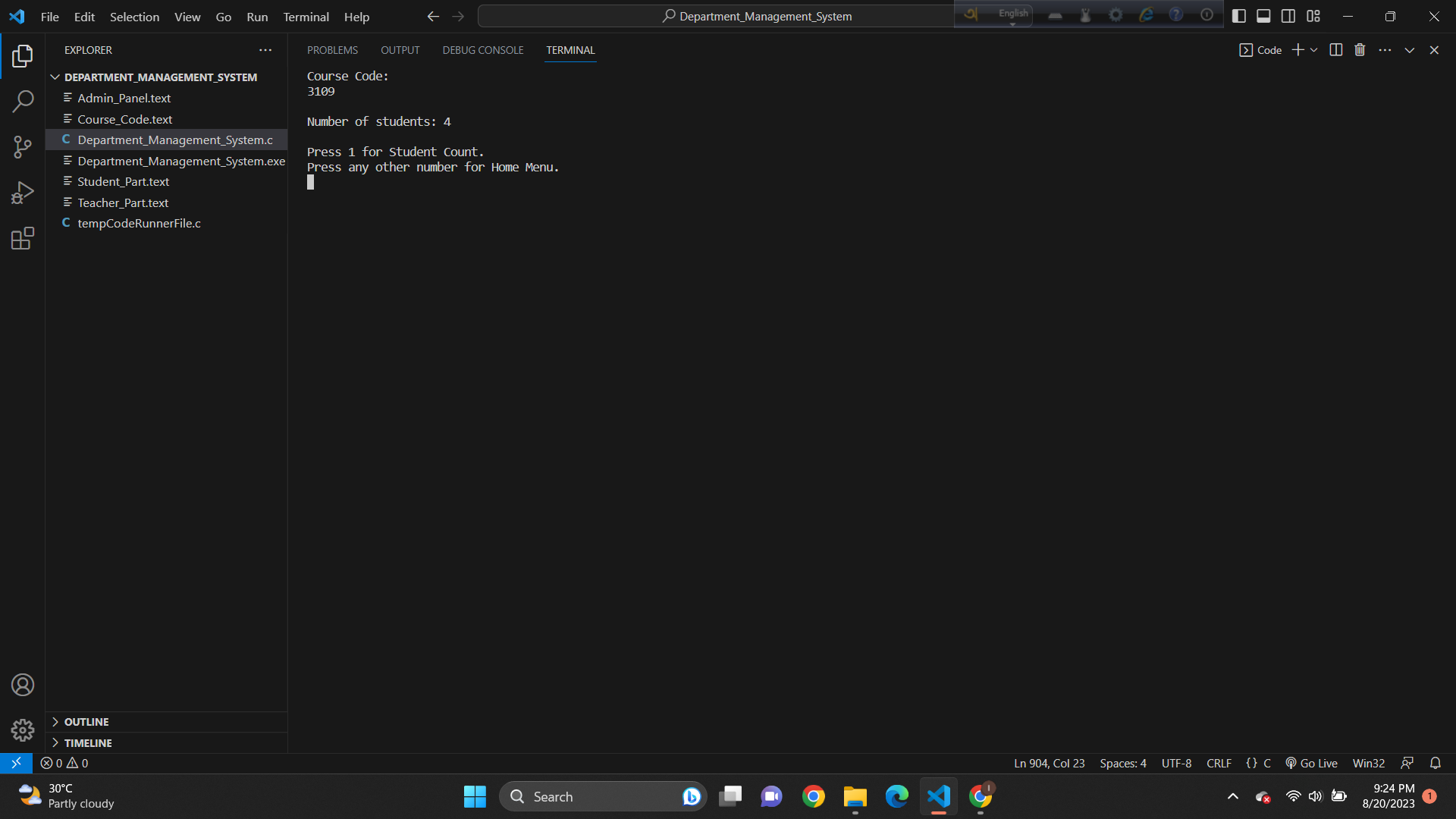 GitHub - IsratTasnimEsha/Department-Management-System
