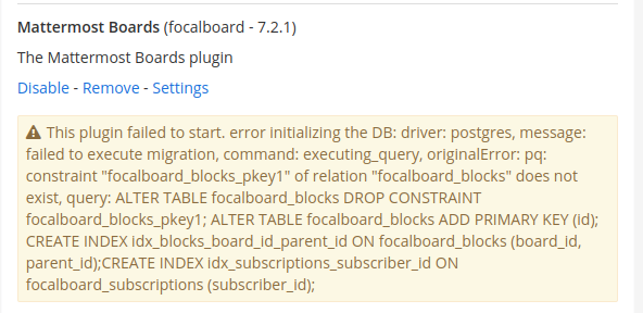 Bug: Update issue from 7.2 to 7.2.1 · Issue #4143 · mattermost-community/focalboard · GitHub