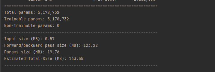 你好，请问params为什么我用 summary测试出来small的6.38m，large为19.76m，请问是什么原因呢？ · Issue ...