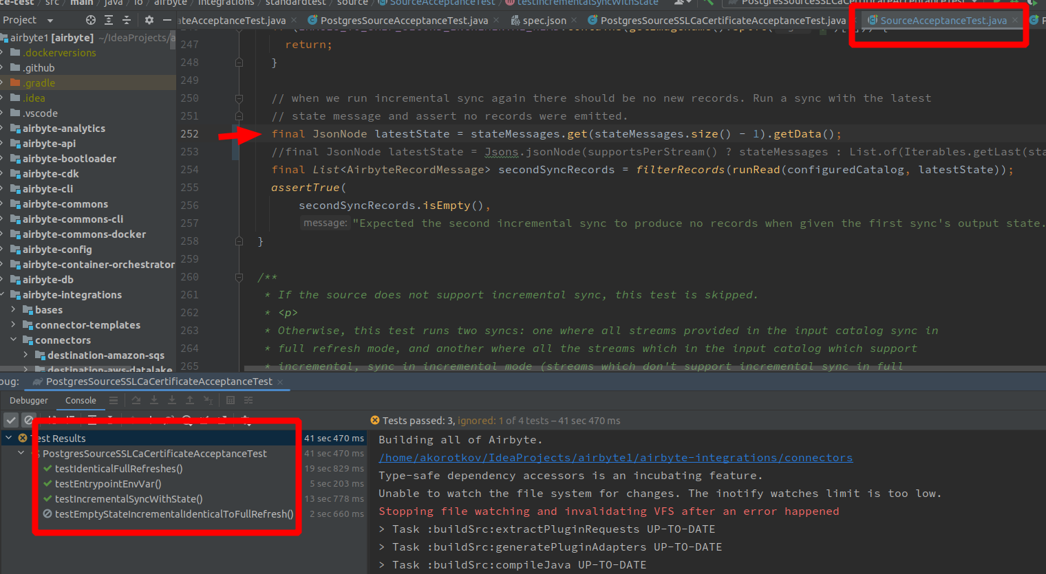 Postgres Source Testincrementalsyncwithstate Failed · Issue 14891 · Airbytehq Airbyte · Github
