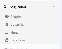 Seguridad: que muestre el menú completo solo al "supervisor" & al mantenerdor el submenú ...
