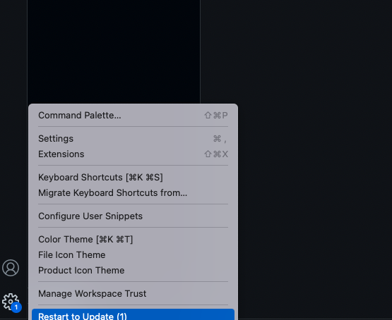 macOS: - keeps asking restart to update · Issue #1280 · VSCodium ...