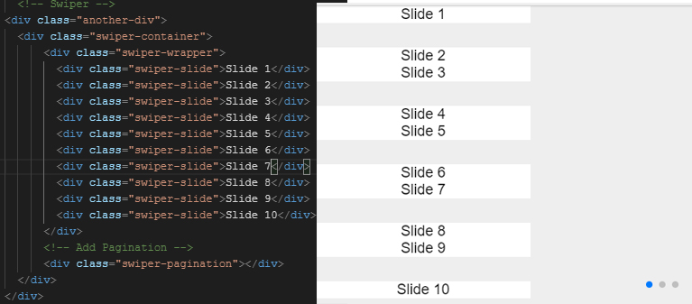Multi Row Slides Layout won't work if swiper container isn't direct child div in body · Issue ...