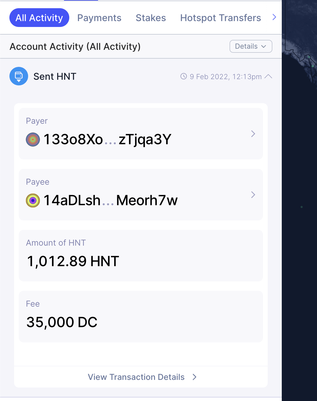 [Bug]: Incorrect address showing under the Activity Tab for payments ...