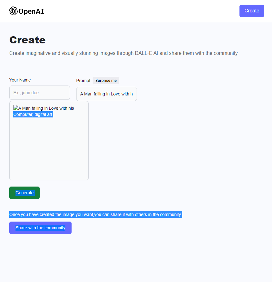 Build and Deploy a Full Stack MERN AI Image Generation App & MidJourney & DALL E Clone · GitHub