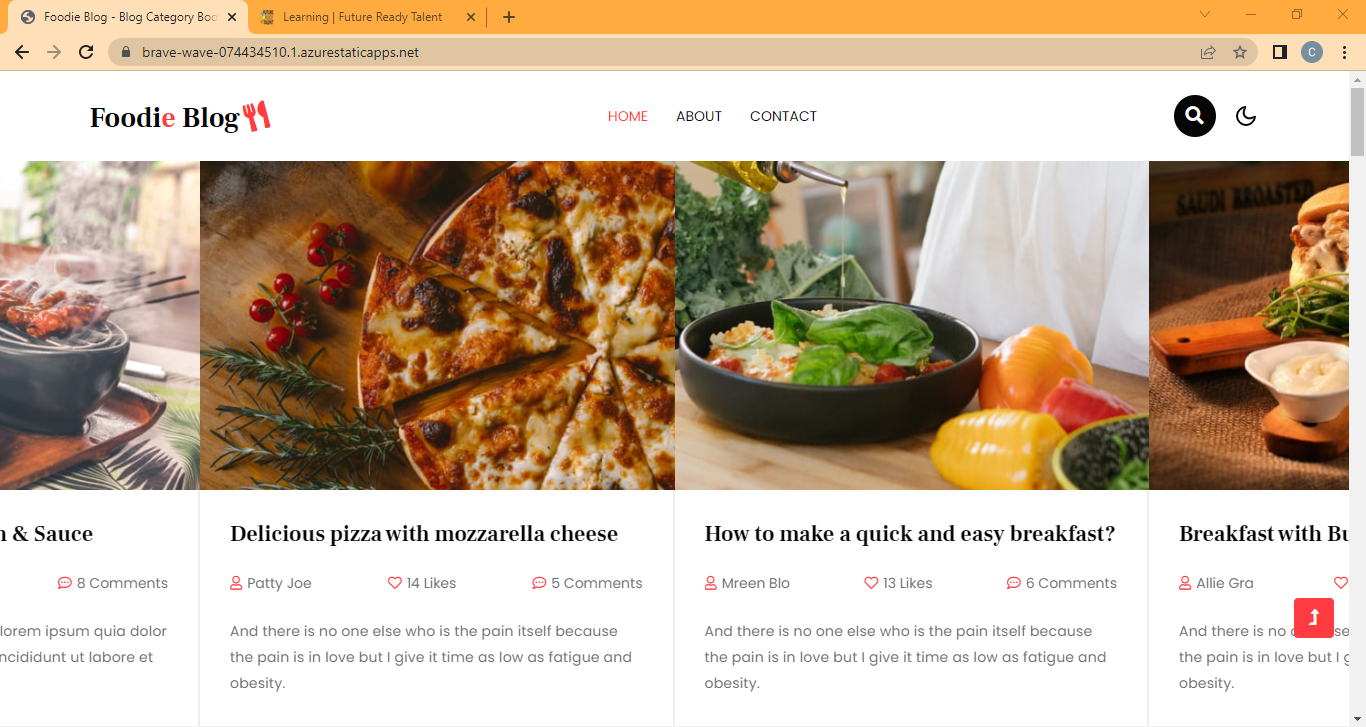 GitHub - tulikachoudhary/finalproject: Here i have created a website named foodie blog {foodie ...