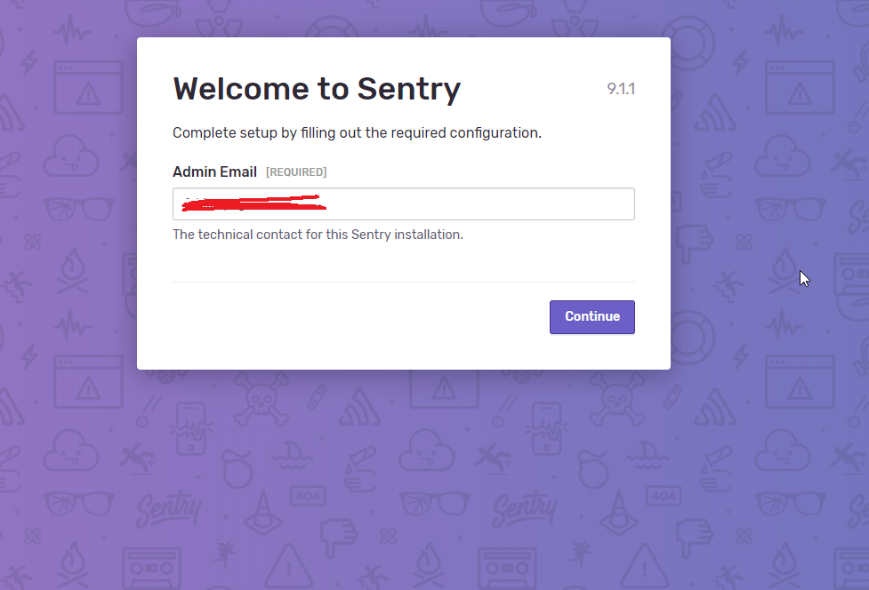 Sentry 9.1.1 always showing the Welcome page · Issue #12907 · getsentry/sentry · GitHub