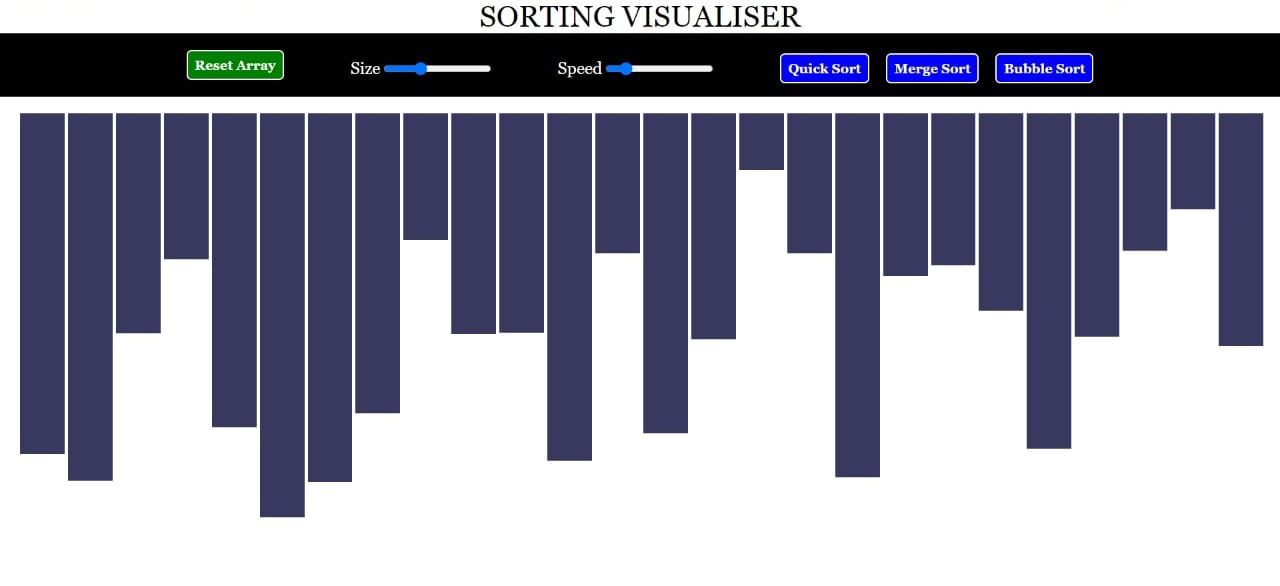 GitHub - VikashRahul/SORTING-VISUALISER