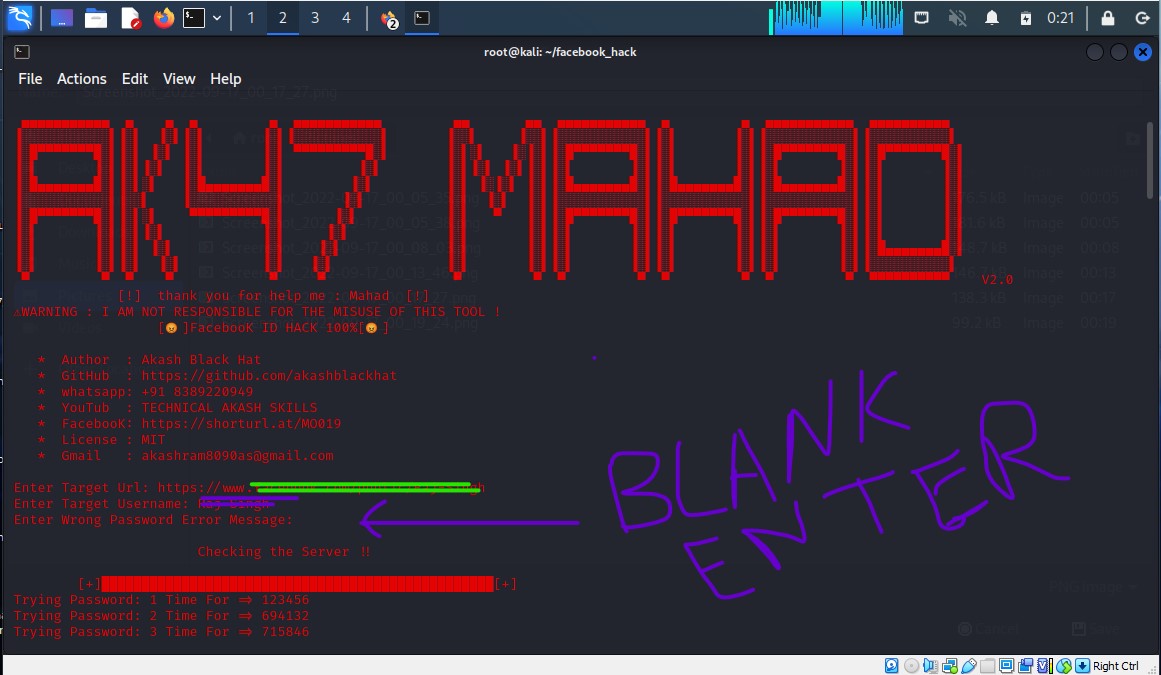 GitHub - akashblackhat/facebook_hack: This Is A Danger Tool Use Your ...