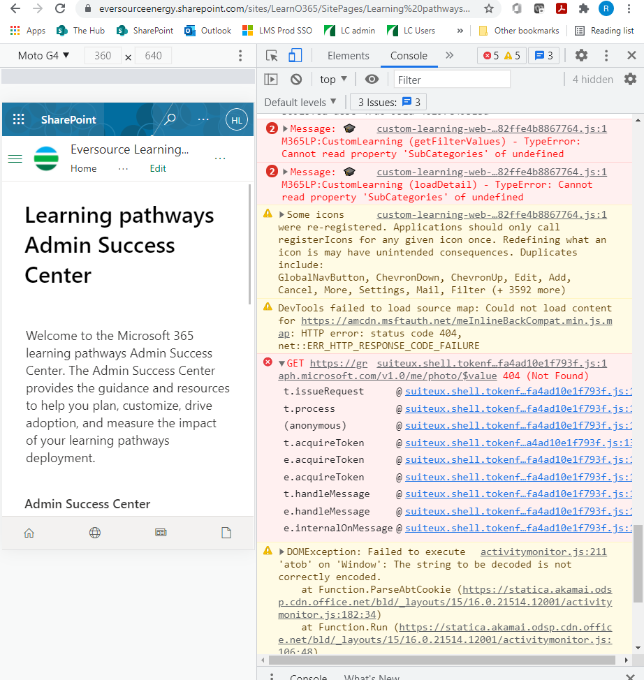 Learning Pathways content not rendering in Teams client · Issue #569 · pnp/custom-learning ...