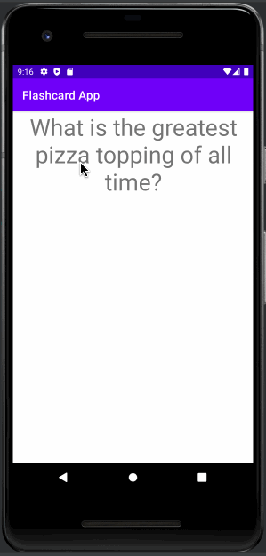 GitHub - Talia04/FlashcardApp: App to display questions and answers