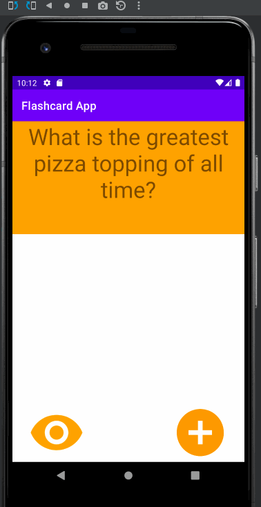 GitHub - Talia04/FlashcardApp: App to display questions and answers