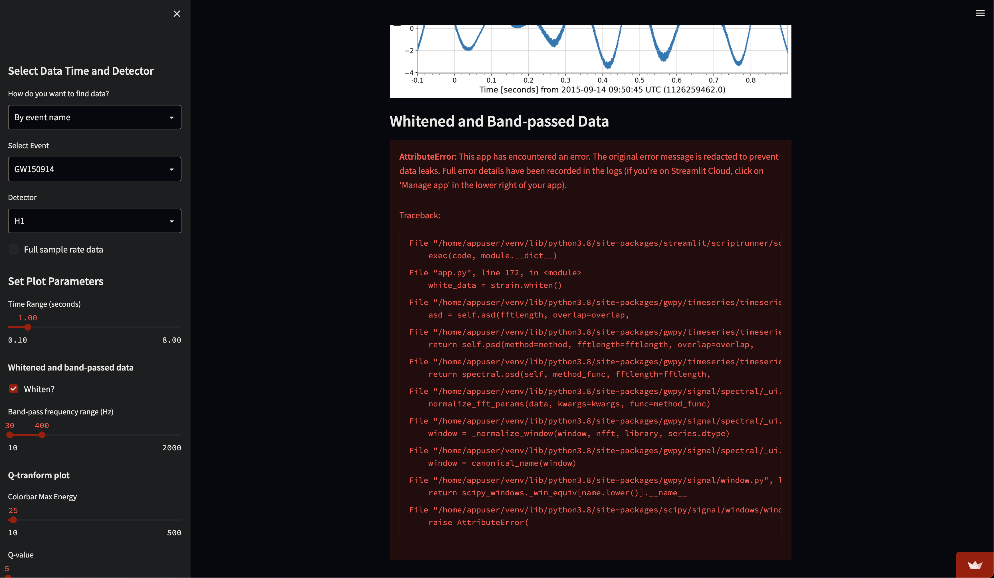 Streamlit preview shows an error · Issue #23 · jkanner/streamlit-dataview · GitHub