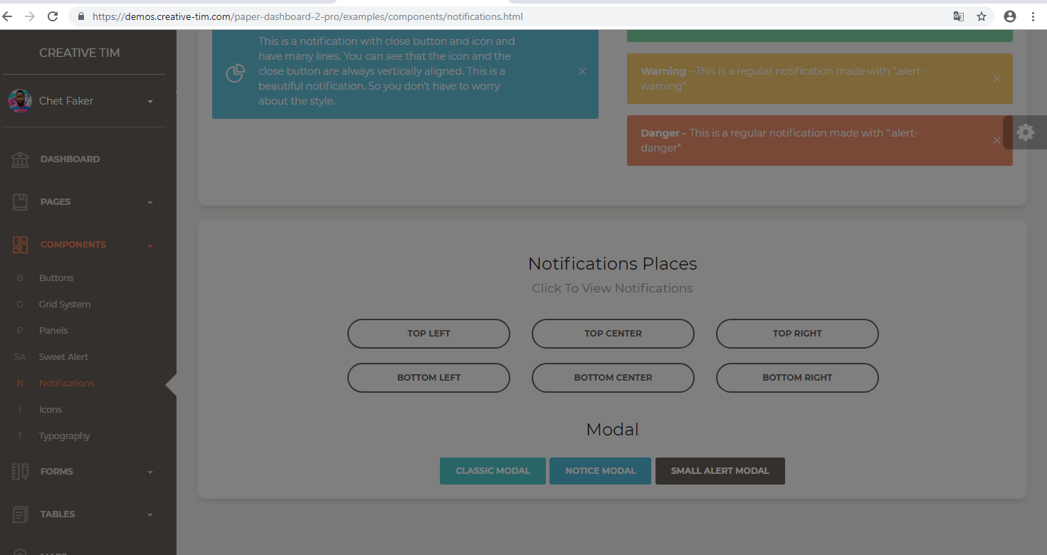 Modals are not opening in Chrome/Firefox · Issue #35 · creativetimofficial/ct-paper-dashboard ...