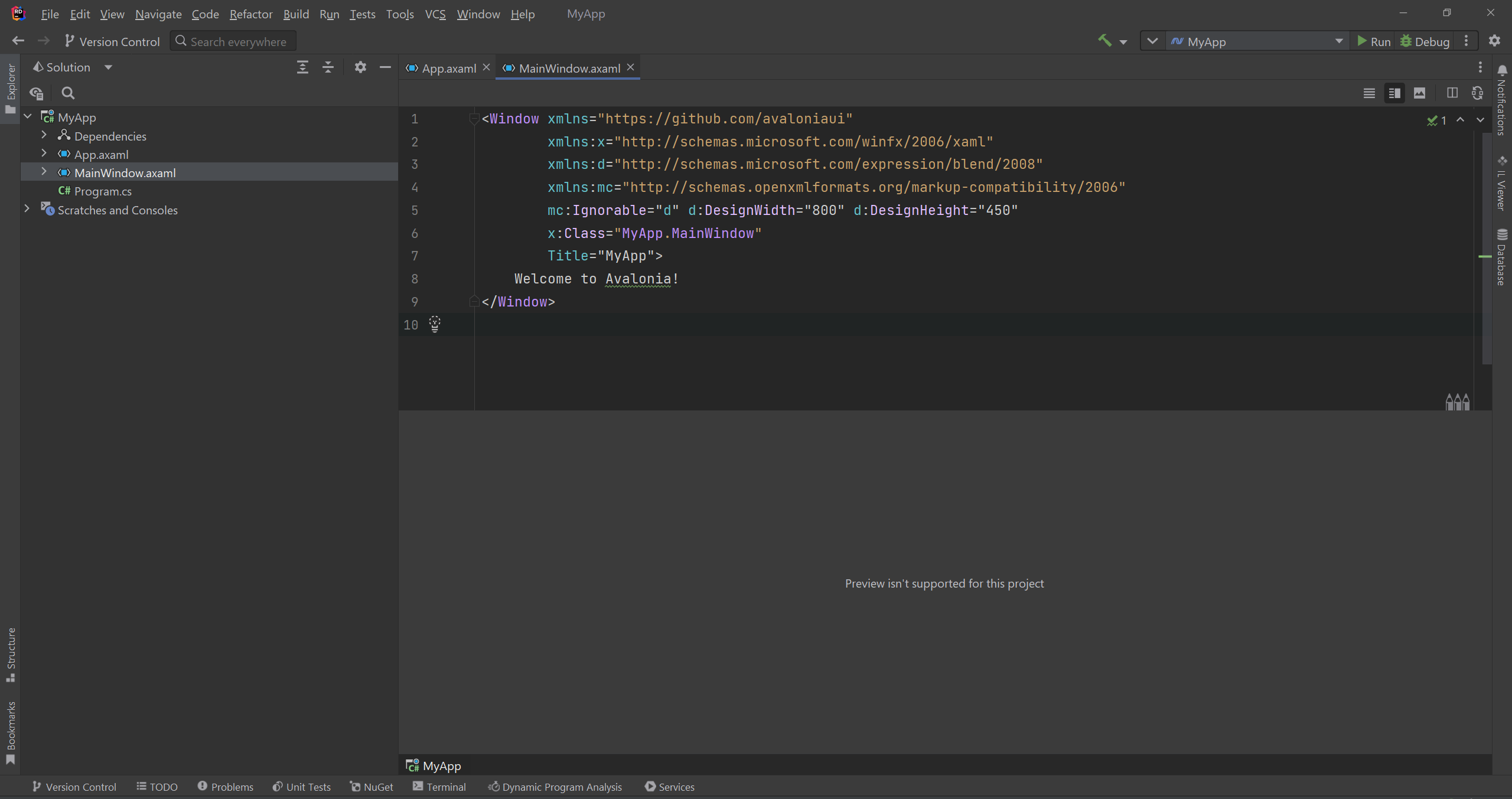 Previewer Not Showing Up in Rider · Issue #234 · ForNeVeR/AvaloniaRider ...