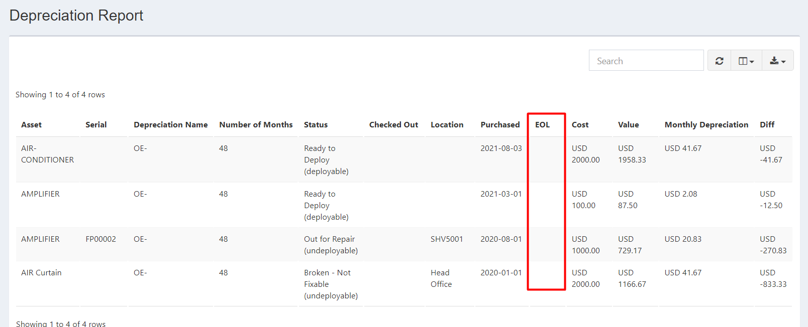 View assigned access - add fields purchase date and EOL · Issue #9622 · snipe/snipe-it · GitHub
