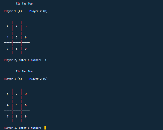 GitHub - Manan936/Tic-Tac-Toe-Using-C: Its a two player game on a 3x3 ...