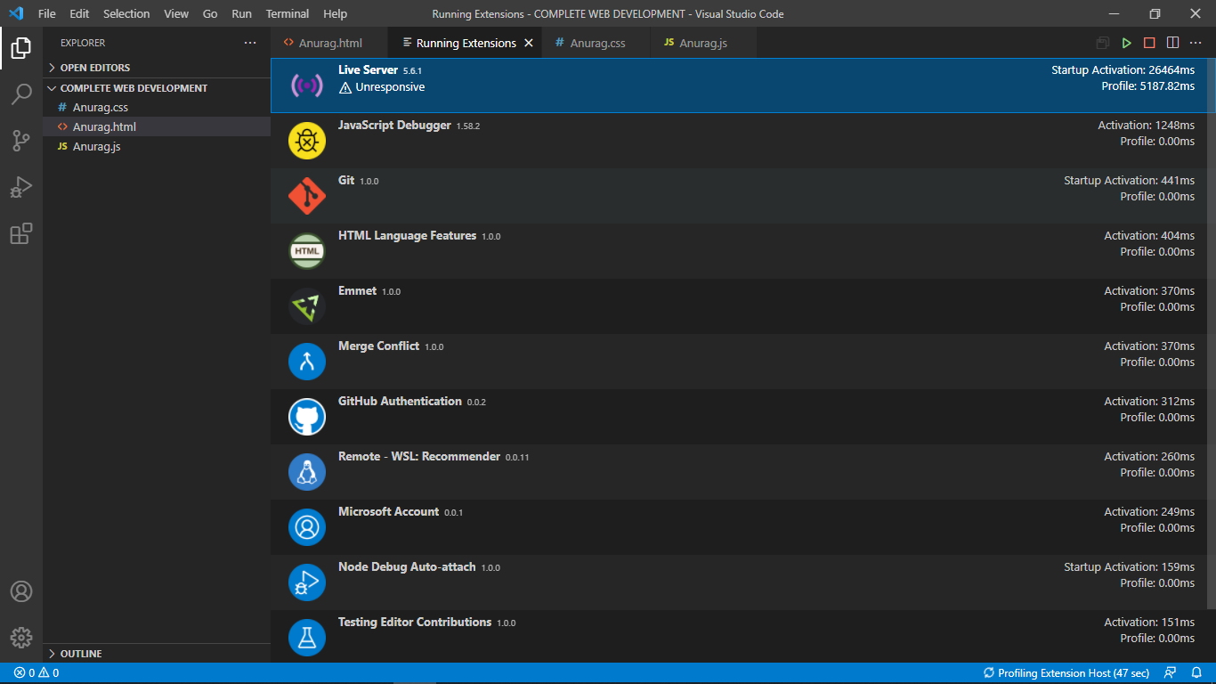 Extension issue · Issue #2022 · ritwickdey/vscode-live-server · GitHub