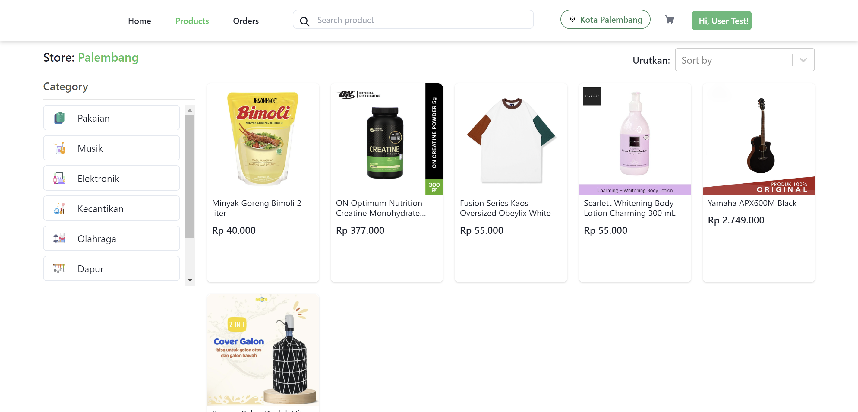 GitHub - callraV/Groceria: Modern e-commerce web application utilizing geolocation API to offer ...