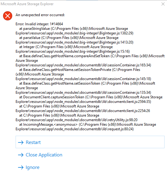 An unexpected error occured on startup. Invalid integer: 1#2826 · Issue #4150 · microsoft ...