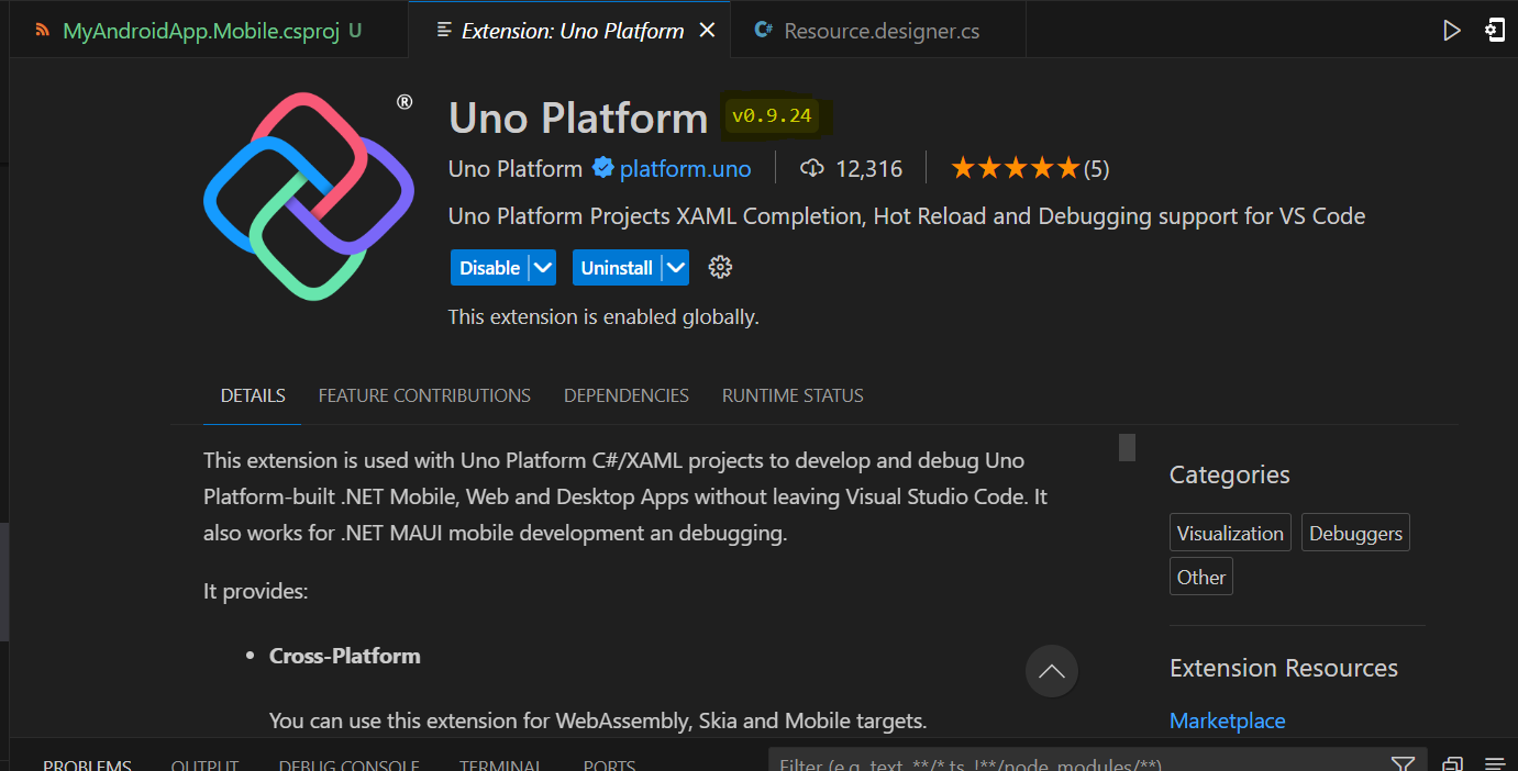 [vscode] Deployment does not work when there's a space in the path · Issue #13600 · unoplatform ...