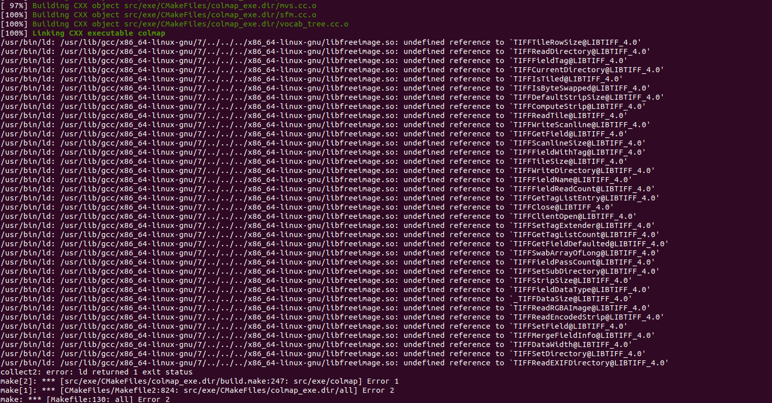 can't install colmap · Issue #1641 · colmap/colmap · GitHub