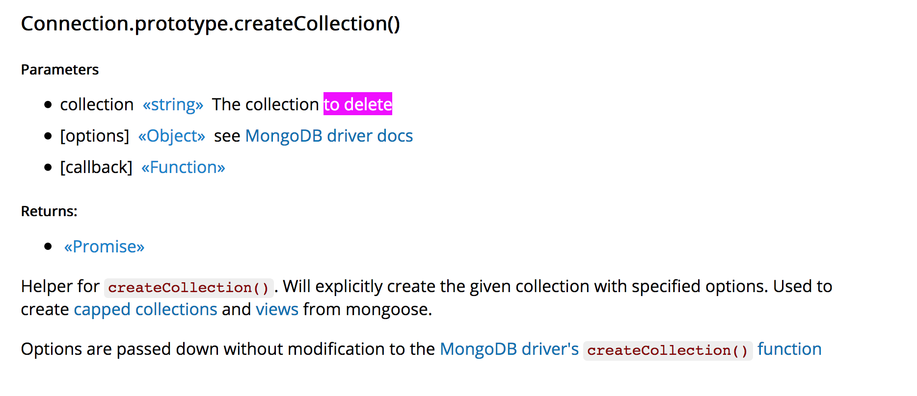 Using Delete Create · Issue 6369 · Automattic Mongoose · Github