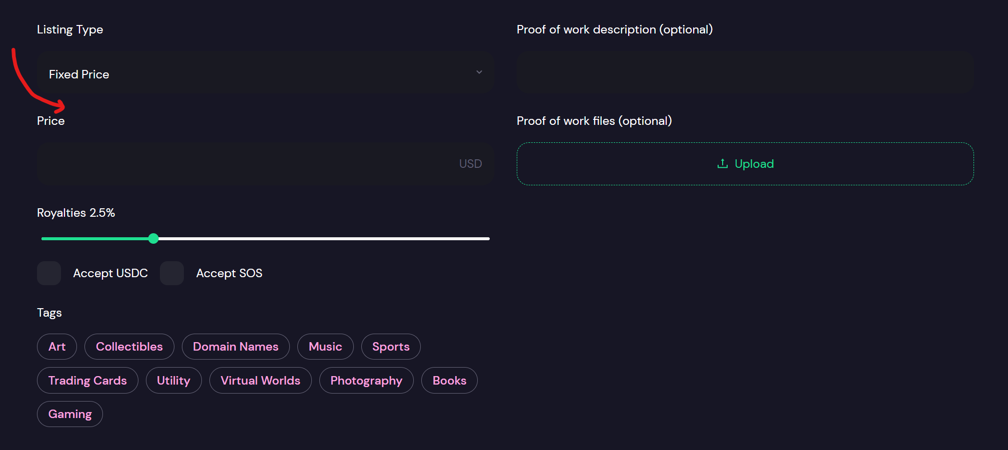 Set NFTs to 'Buy Now' on the mint page. · Issue #748 · pellartech/curate · GitHub