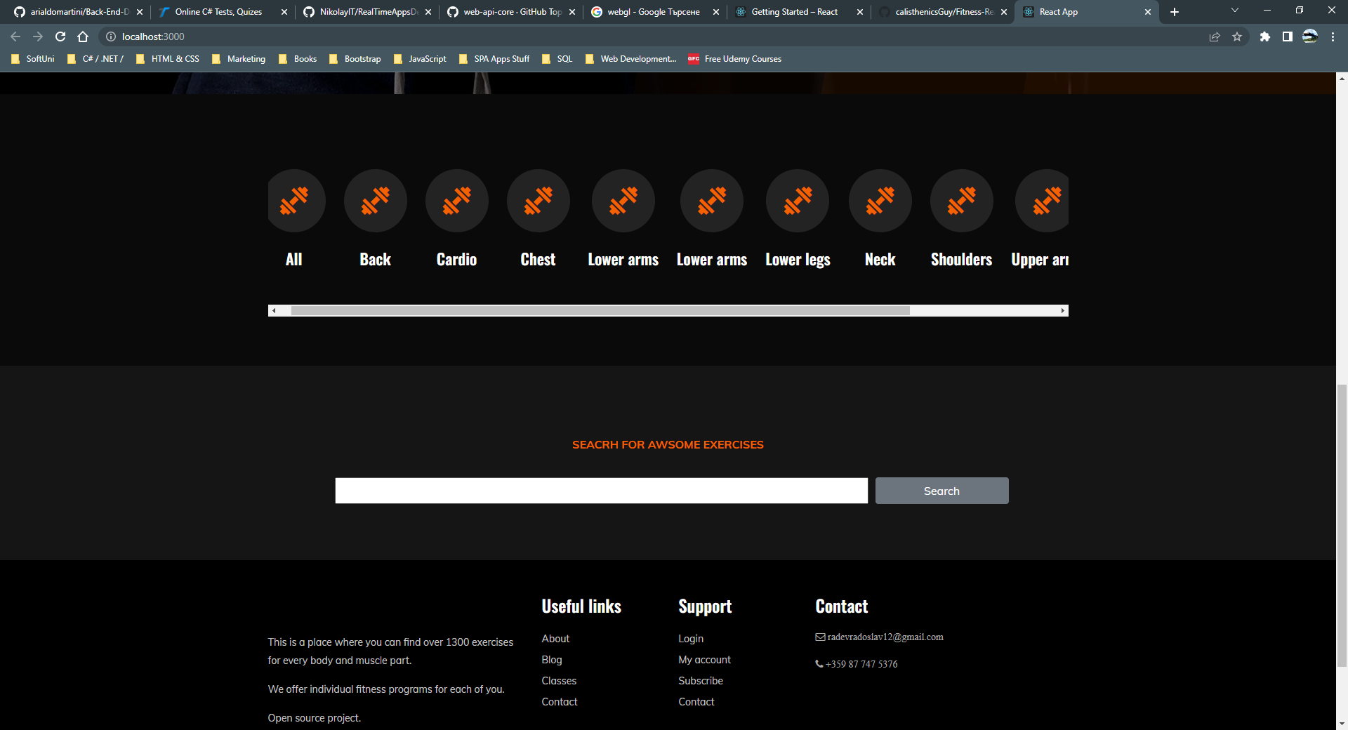 GitHub - radeveth/Fitness-React-App