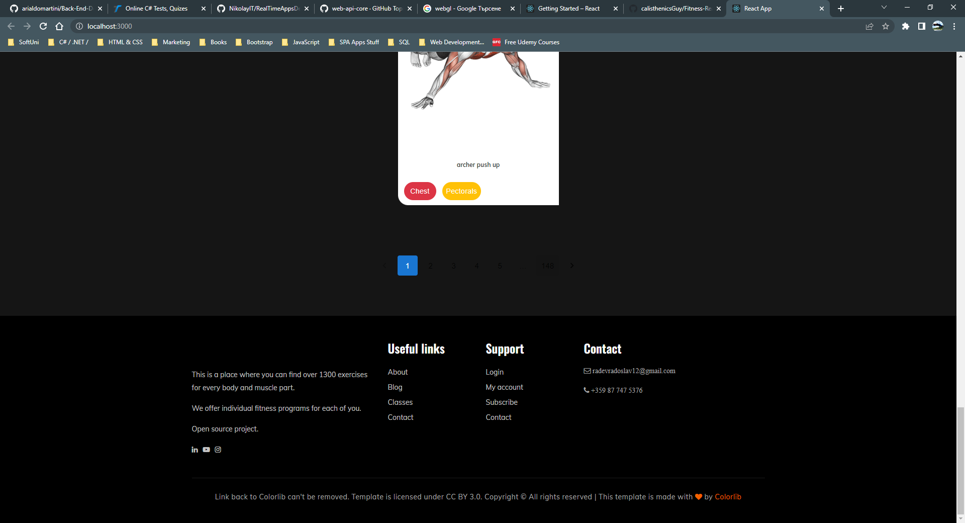 GitHub - radeveth/Fitness-React-App
