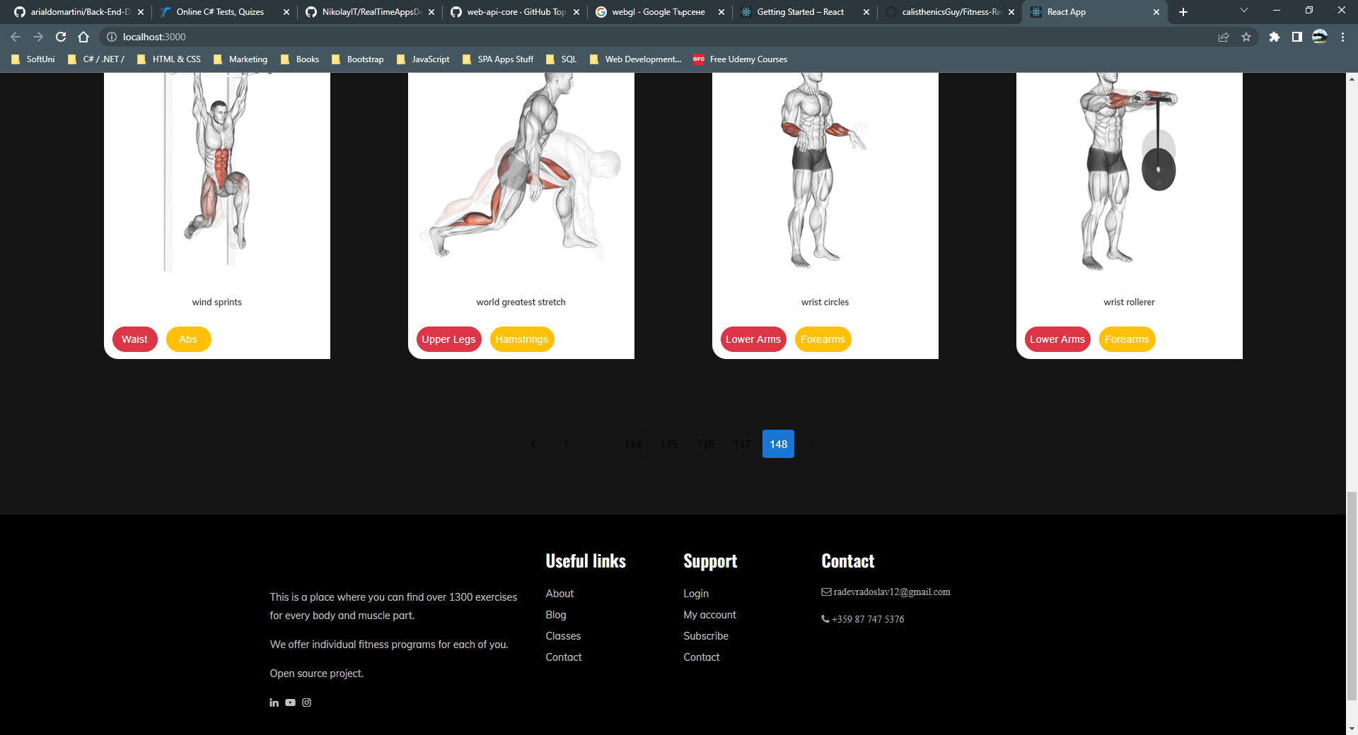 GitHub - radeveth/Fitness-React-App