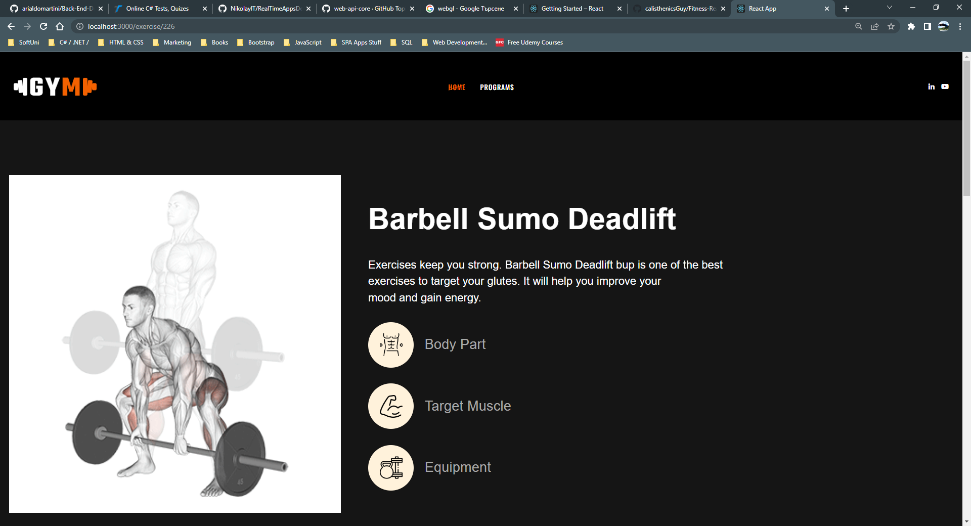 GitHub - radeveth/Fitness-React-App