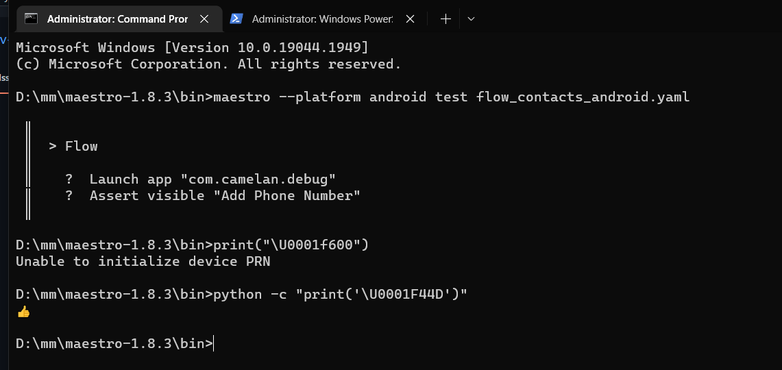 Emoji not working on windows. · Issue #248 · mobile-dev-inc/maestro ...