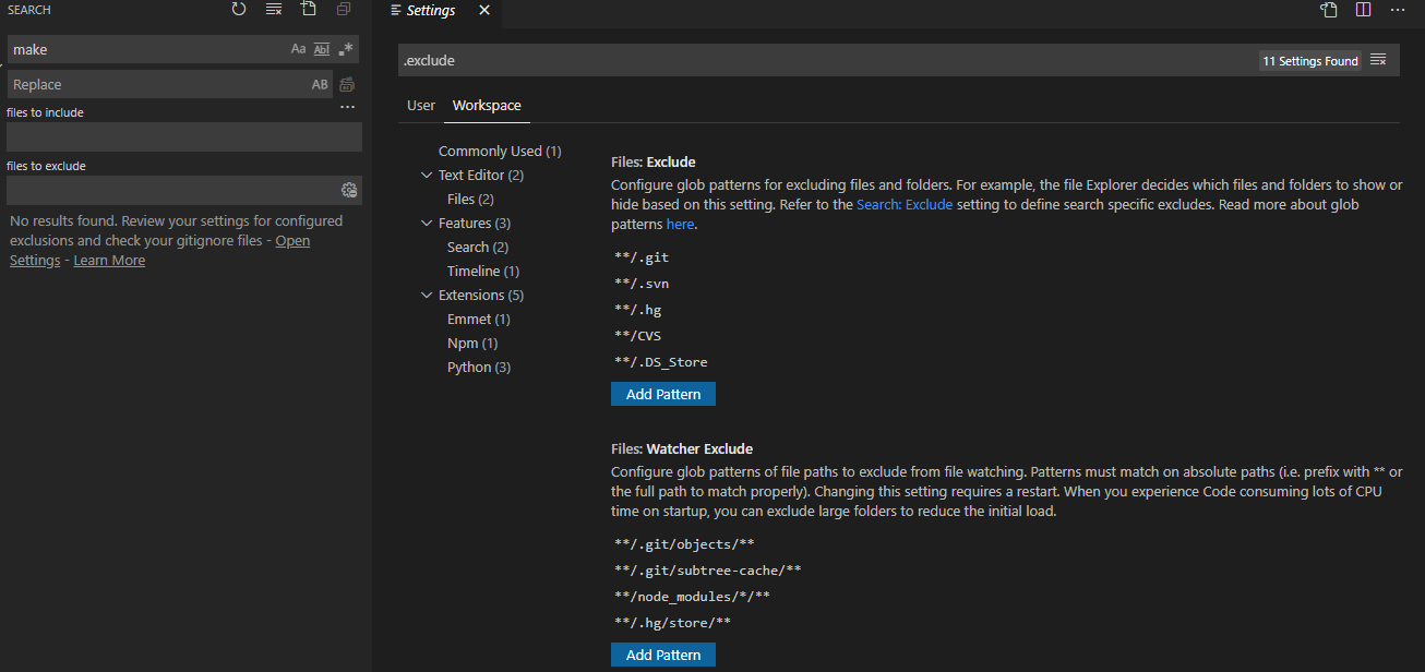 Find in folder not working · Issue #103852 · microsoft/vscode · GitHub