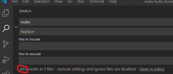 Find in folder not working · Issue #103852 · microsoft/vscode · GitHub