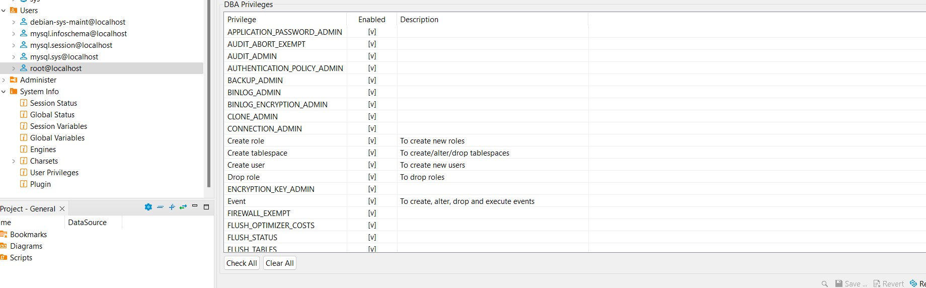 MySQL roles under user properties are not sorted · Issue #21113 ...