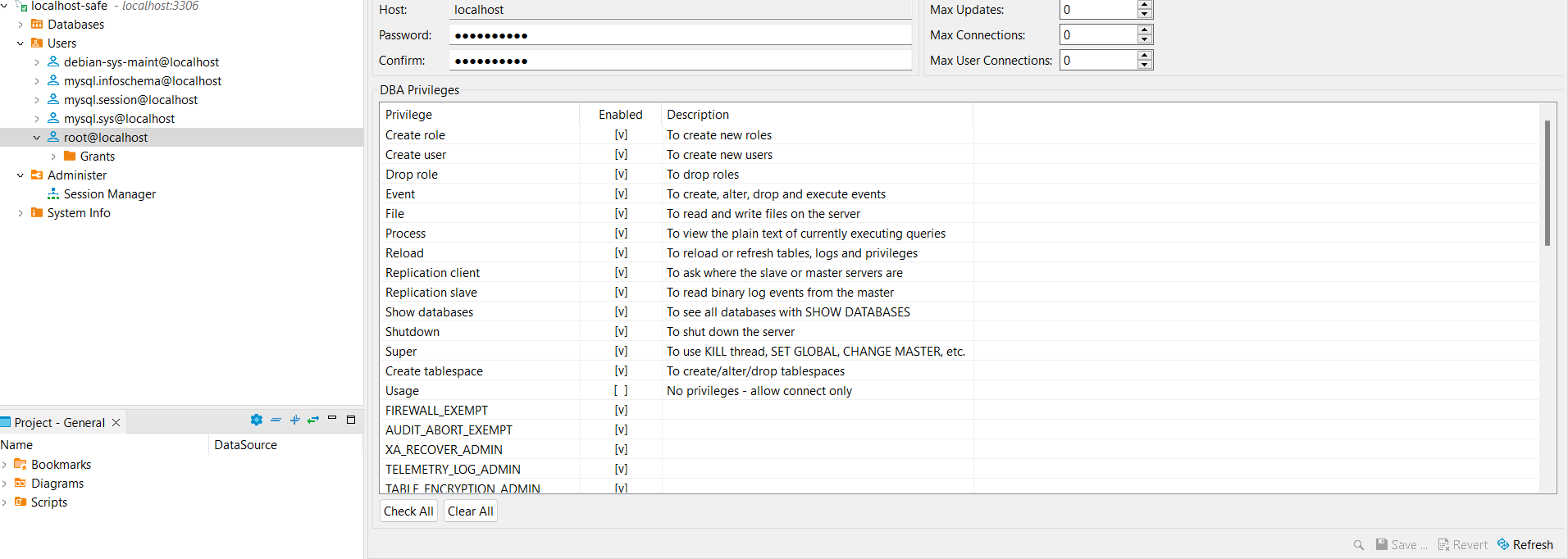 MySQL roles under user properties are not sorted · Issue #21113 ...