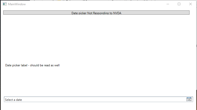 NVDA not reading WPF Datepicker watermark text when focused on. · Issue #13210 · nvaccess/nvda ...