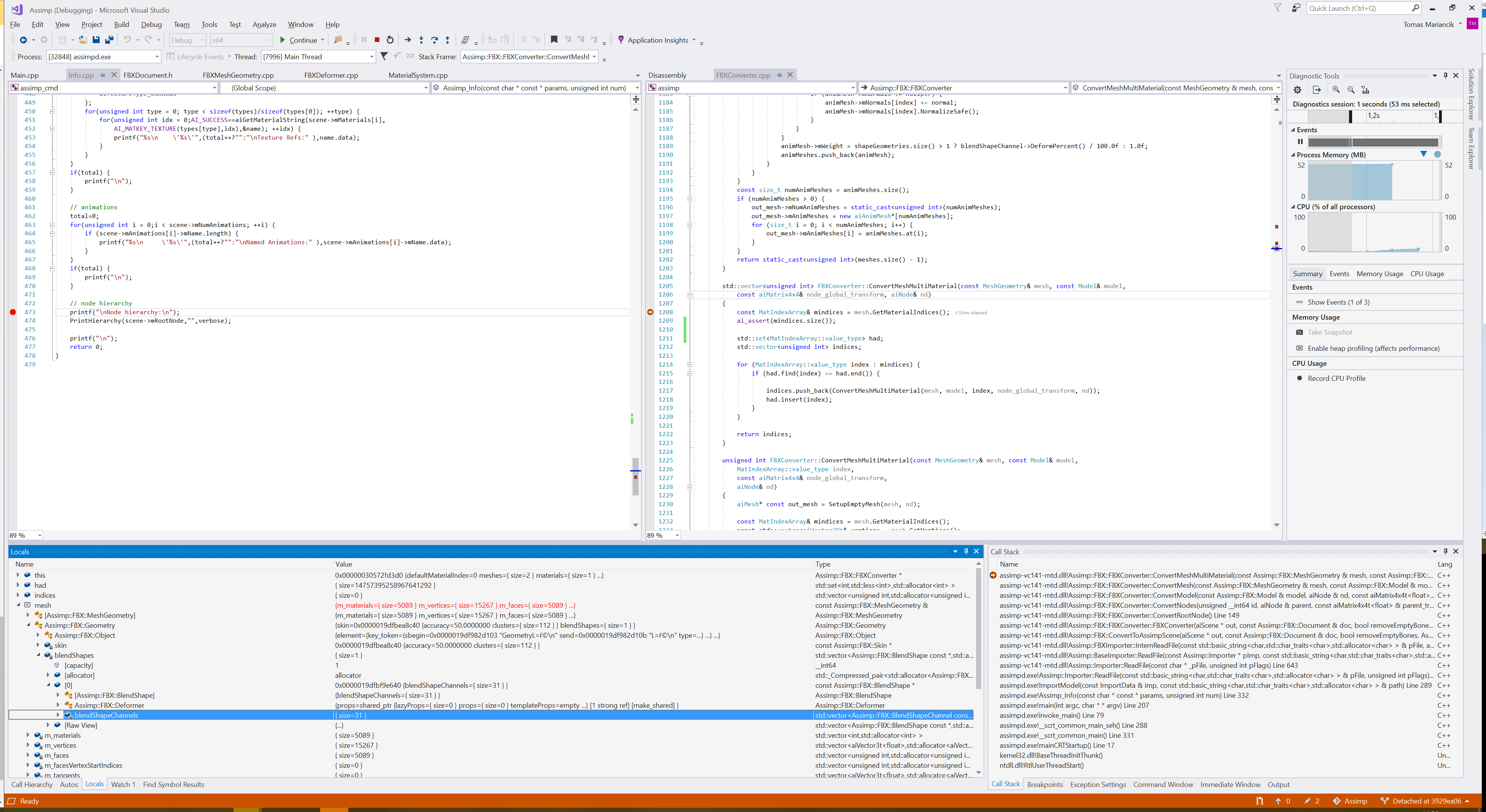 Viseme/Blend Shape support for imports · Issue #2368 · assimp/assimp · GitHub