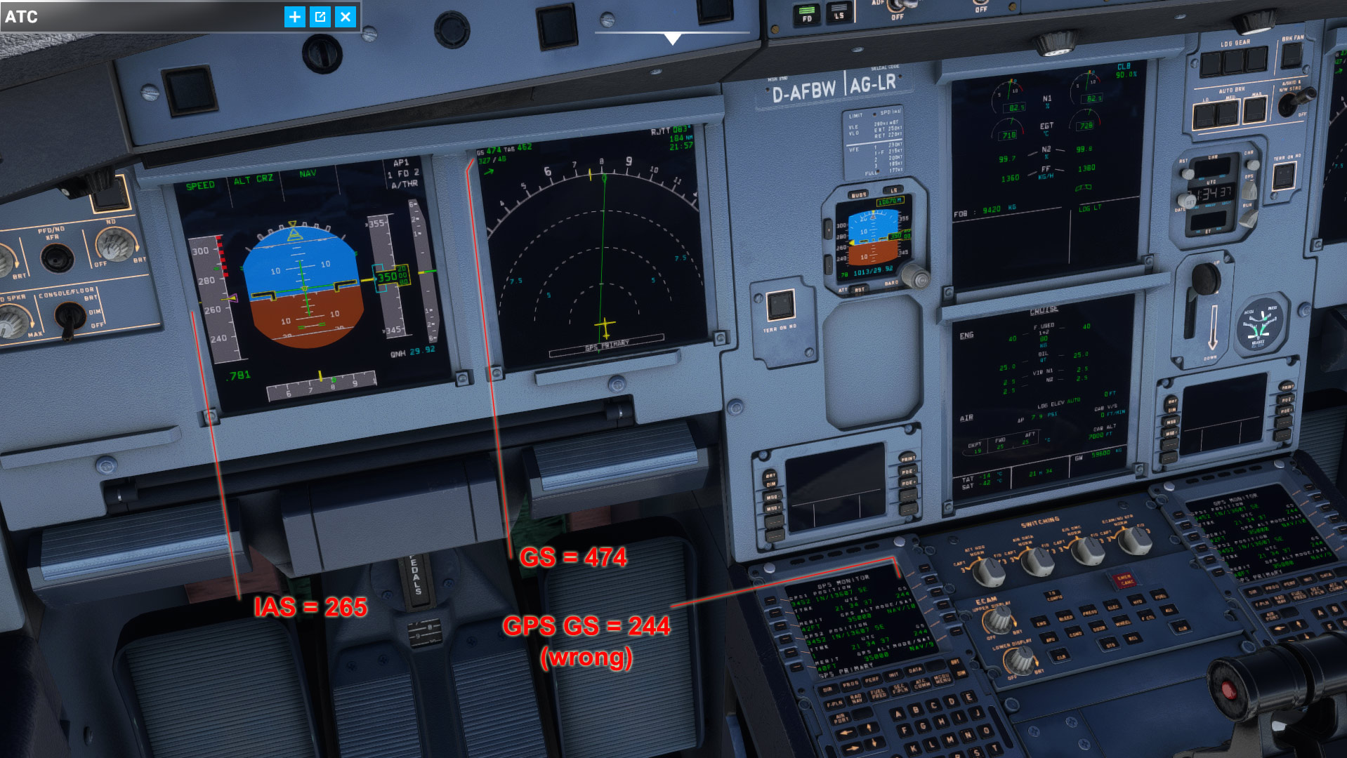 MCDU's GPS Monitor Ground Speed (GS) is incorrect · Issue #5827 ...