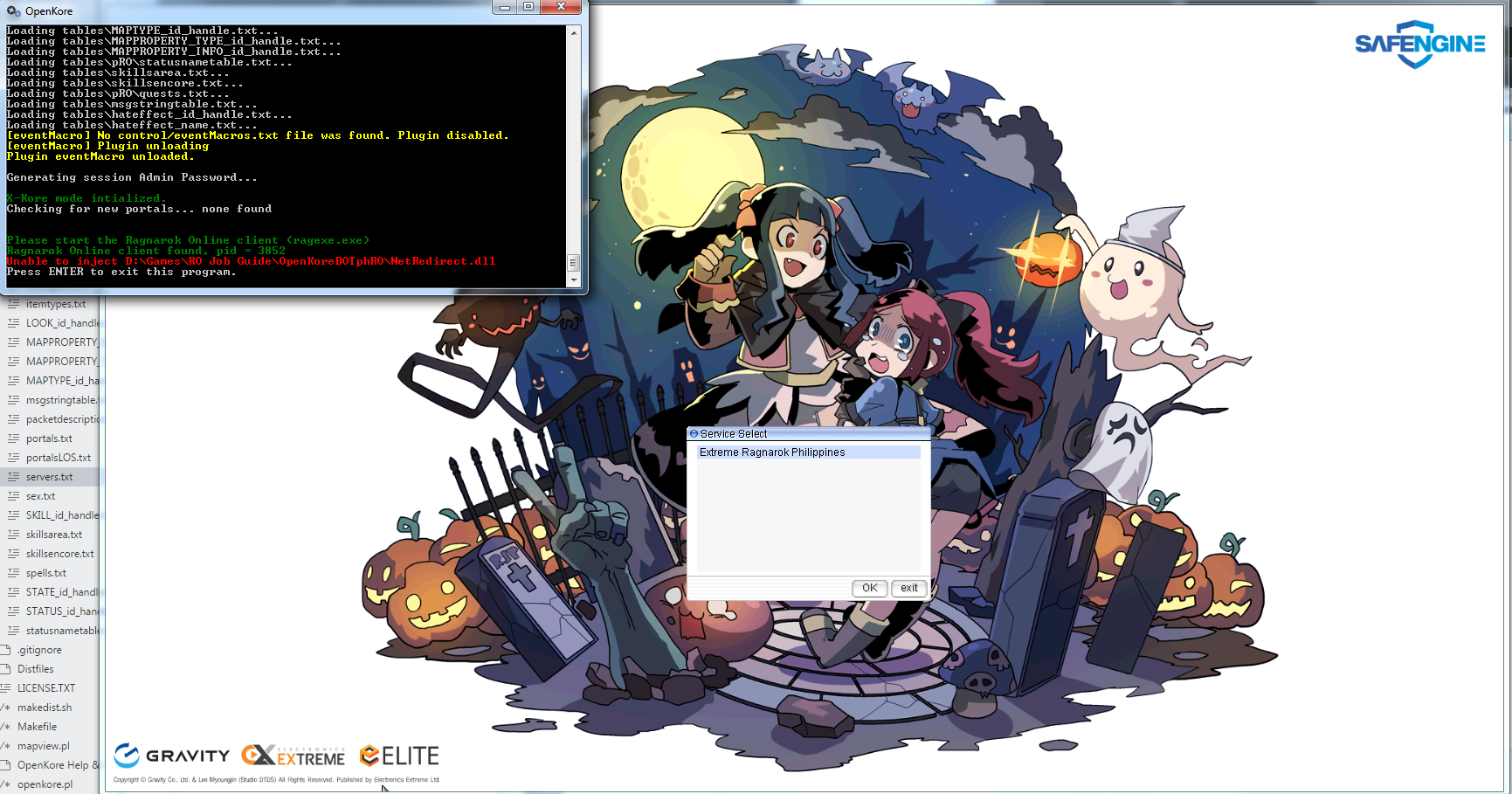 Xkore=1 : Unable to inject... what should i do, thanks :) · Issue #167 · OpenKore/openkore · GitHub