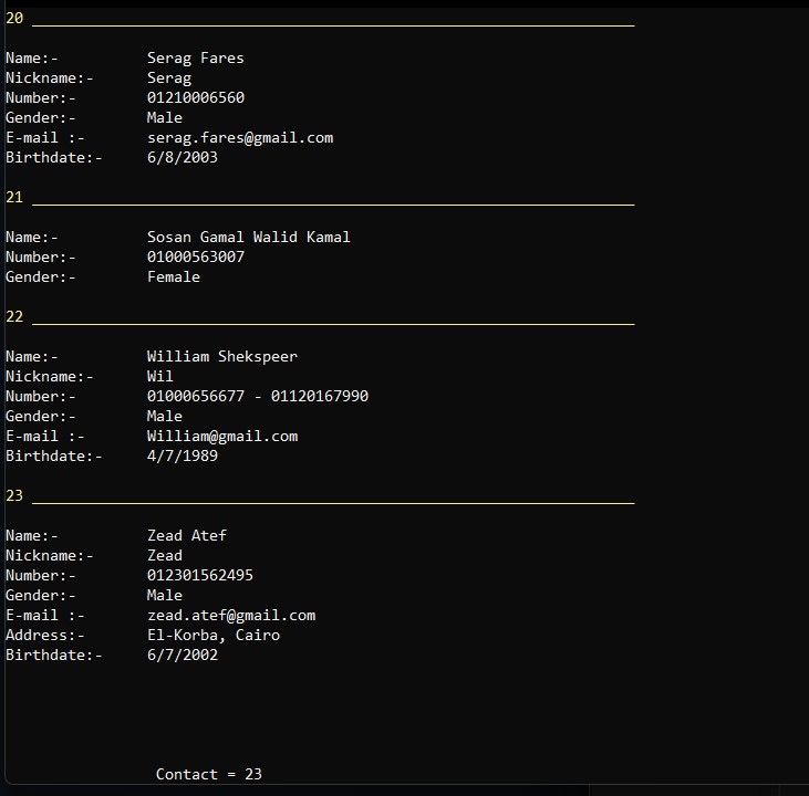 GitHub - Hossam-H22/Phone-Book-Application-Project: Phonebook Contact ...