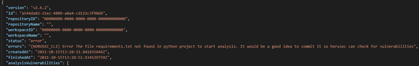 Horusec is not reading my config-file.json · Issue #656 · ZupIT/horusec · GitHub