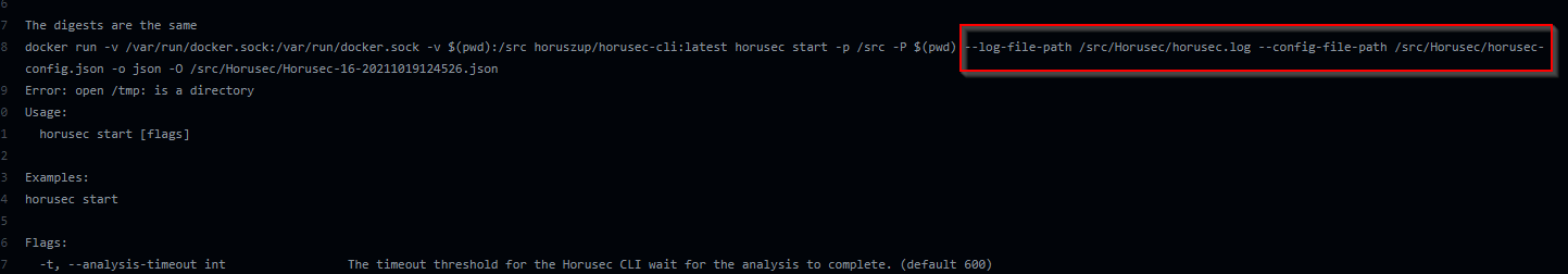 Horusec is not reading my config-file.json · Issue #656 · ZupIT/horusec · GitHub