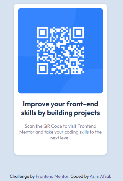 GitHub - aafzal5/qr-code-component-main