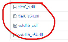 tier0.dll? vstdlib? What the heck are these files? · Issue #209 · Facepunch/Facepunch.Steamworks ...