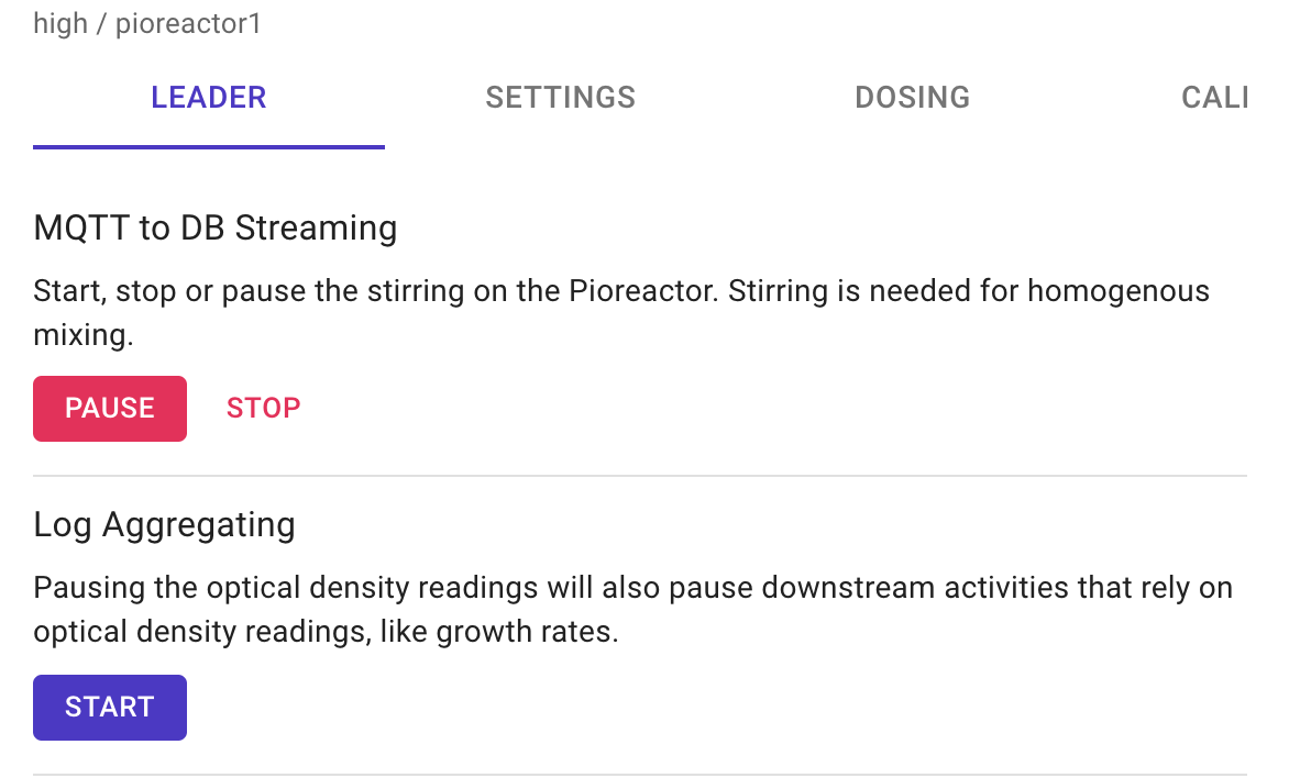 Leader Job Screen In Leader S Pioreactorcard · Issue 19 · Pioreactor Pioreactorui · Github
