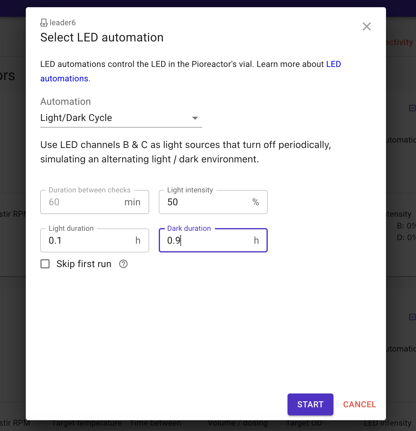 Led Automation Cannot Be Set To Fractions Of An Hour · Issue 416 · Pioreactor Pioreactor · Github